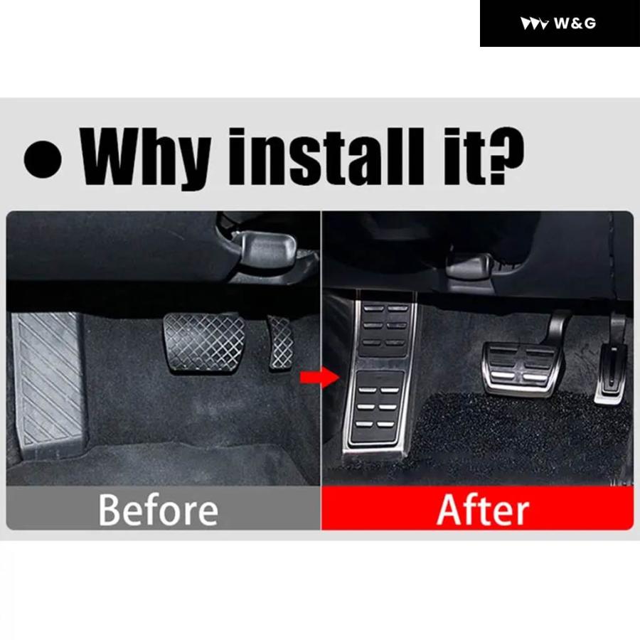 【並行輸入品】 ガス燃料 フットレスト ペダル アウディ A1 A4 A6 Q5 8X GB B6 B8 C6 C7 C8 8R 80A アクセルブレーキ穴 あけ不要 ペダルカバー パッド 車 ...