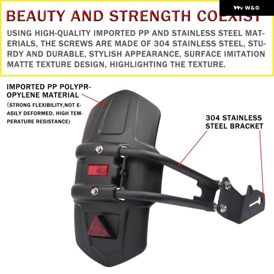 スズキ VSTROM DL250 DL 250 SX 250SX アクセサリー リアフェンダー マッドガード マッド フラップ ホイール スプラッシュ ガード : HANAstore車バイク用 ...