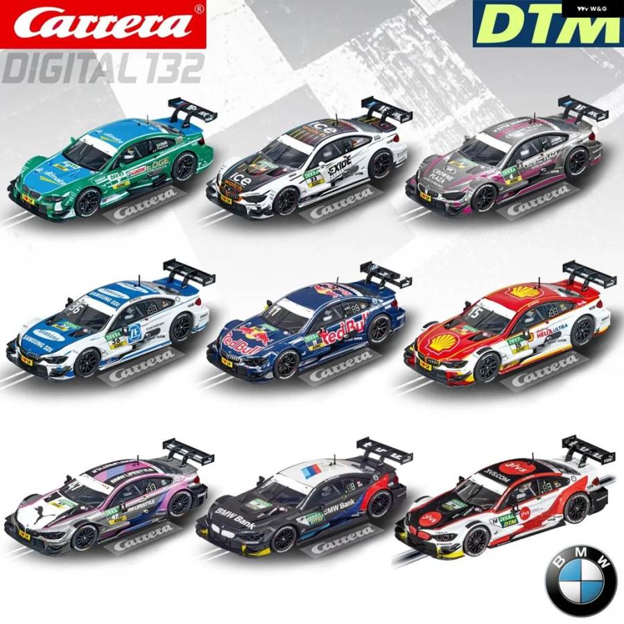 並行輸入品 カレラ スロットカー デジタル132 DTM BMW M3/M4 30661/30662/30673/30738/30739 ...