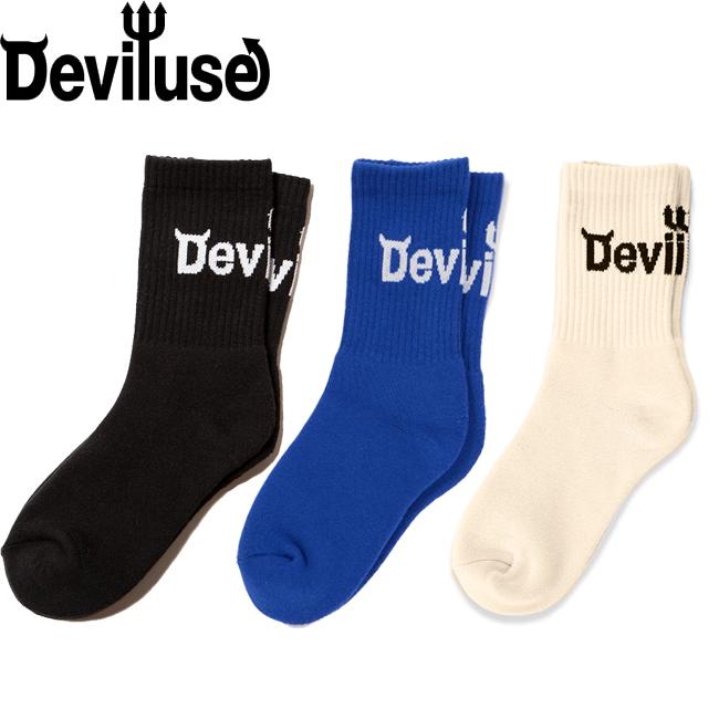ソックス Deviluse デビルユースLogo Socks Black Blue Natural 靴下 メンズ : ss25014-ss25016 : STORMY Yahoo!店 - 通販 ...