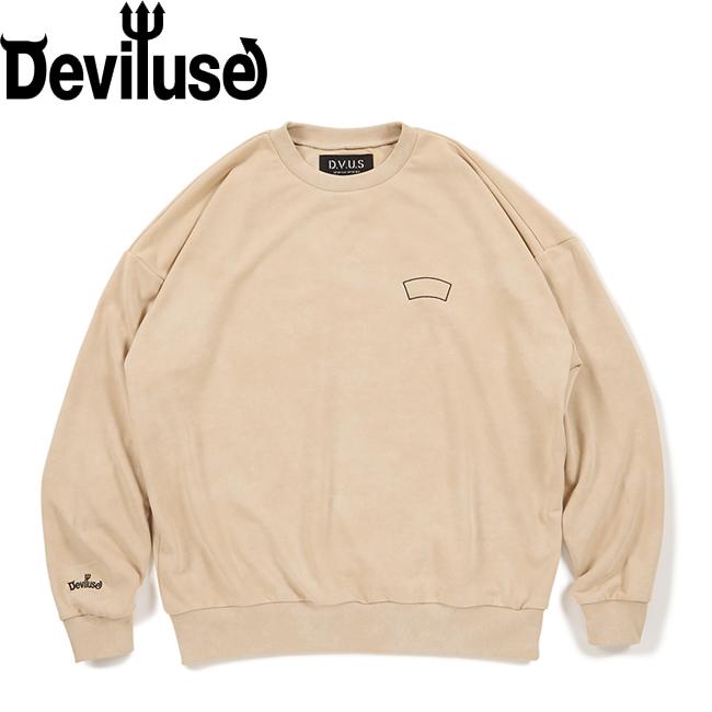 トレーナー Deviluse デビルユース Blank Logo Crewneck Sweat Sand ss25024 クルーネック スウェット メンズ レディース : STORMY ...