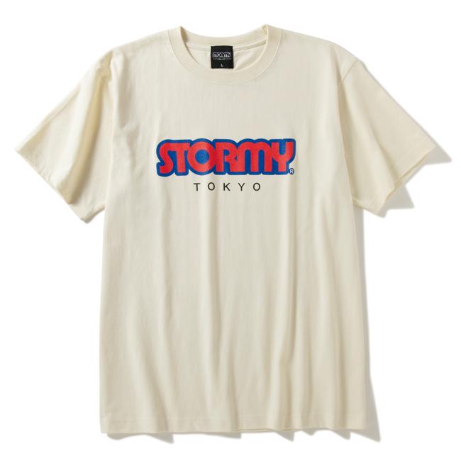 STORMY 期間限定ポイント10倍！ストーミー tシャツ LOGO TOKYO S/S T-SHIRTS Ivory 半袖Tシャツ ...