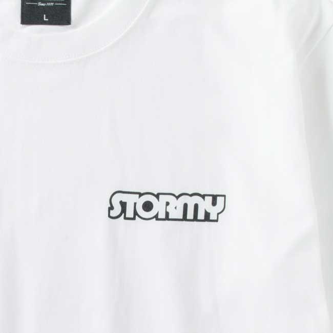 STORMY ストーミー tシャツ MINI LOGO S/S T-SHIRTS Black White 半袖Tシャツ カットソー メンズ ...