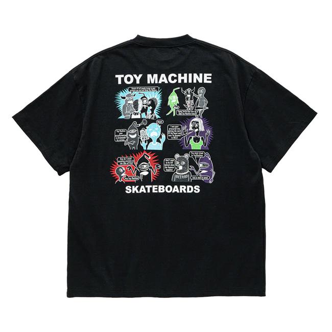 TOY MACHINE tシャツ トイマシーン TRACT S/S T-Shirts Black ED TEMPLETON 半袖Tシャツ ...