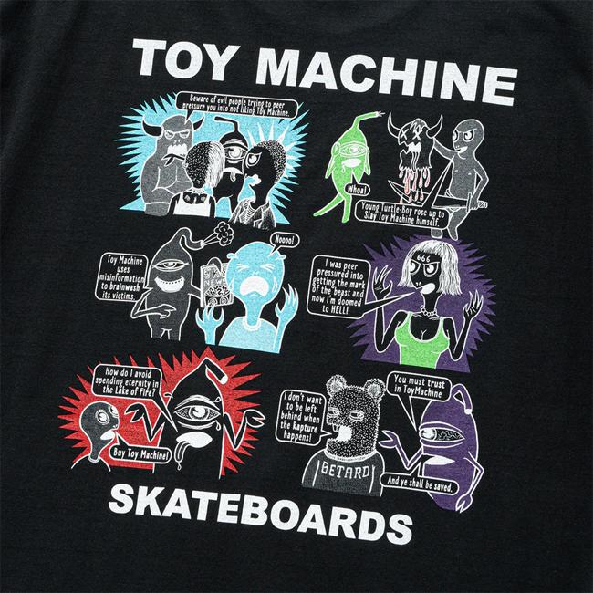 TOY MACHINE tシャツ トイマシーン TRACT S/S T-Shirts Black ED TEMPLETON 半袖Tシャツ ...