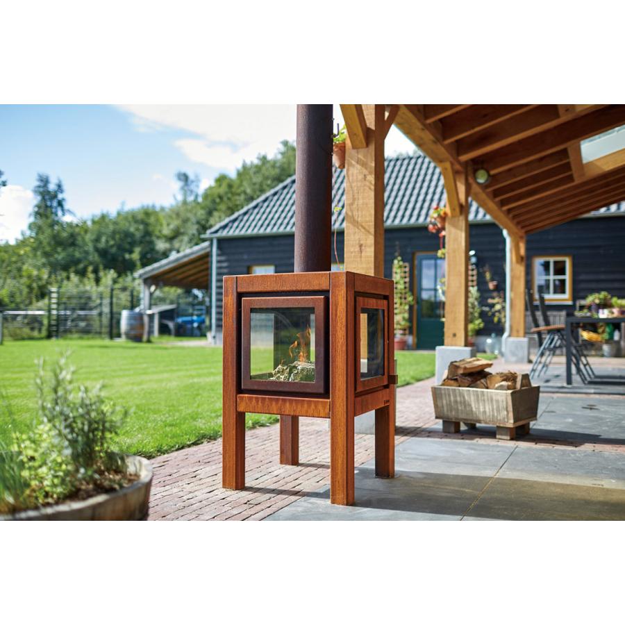 クアルバ L（Quaruba L）RB73 屋外用 庭の薪ストーブ テラスストーブ ファイヤーサイド 78055 : 薪ストーブのことならあり ...