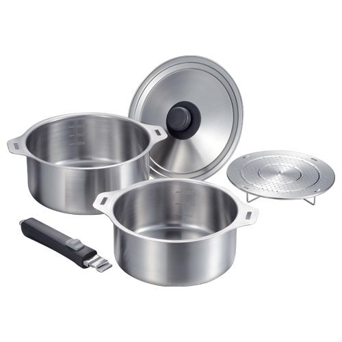 【送料無料】和平フレイズ EM-030 燕三IH着脱式鍋18・20cm（蒸し台付 : 83120312 : Shop Trade - 通販 - Yahoo!ショッピング