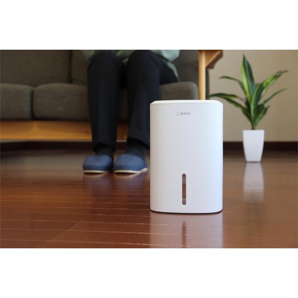 ドリテック コンパクト除湿器 ロワン ホワイト JY-102 WT dretec タンク容量 800ml 大容量 小型 ペルチェ式 省スペース 引き出し式 こぼれない : Shop Trade ...