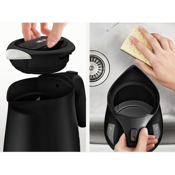 T-fal ジャスティン ロック ブラック 1.2L KO5908JP 【セブジャパン 電気ケトル ポット 空焚き防止 オートオフ お湯漏れロック 大容量 片手】 : Shop Trade ...