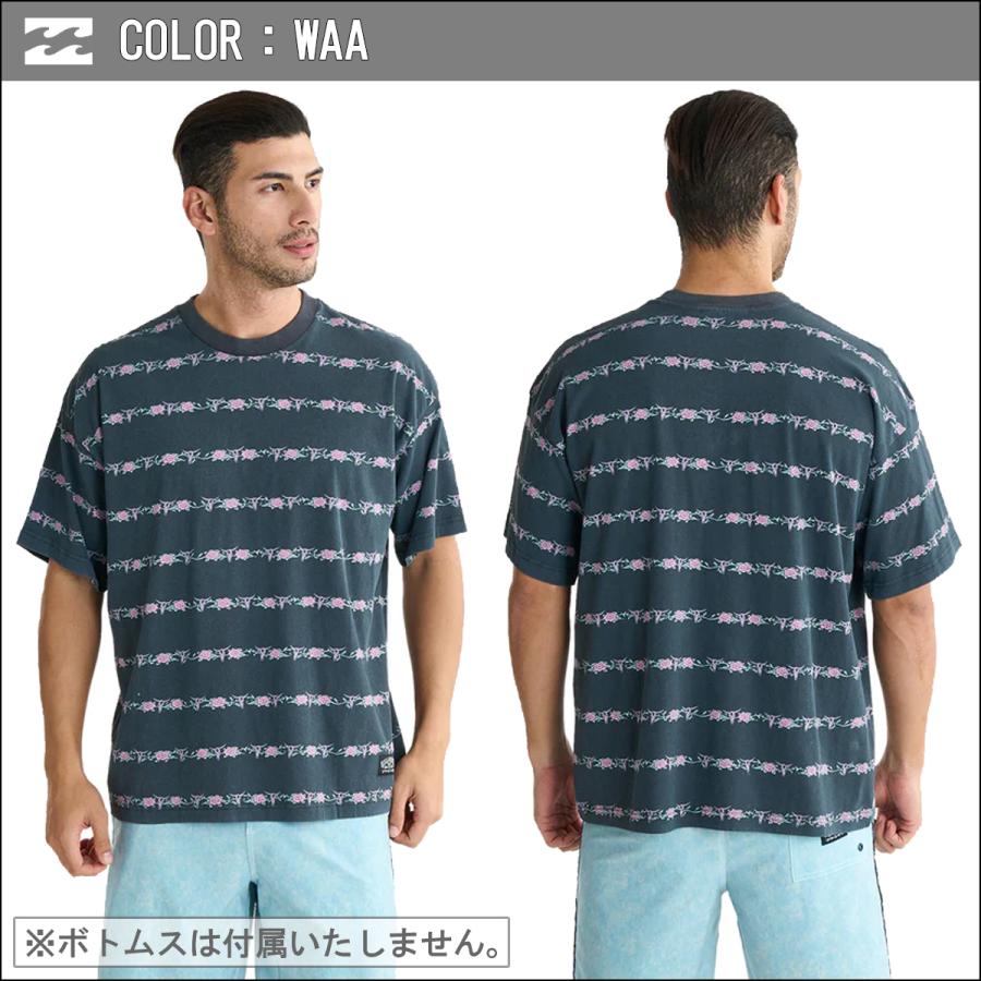 BILLABONG 25 ビラボン Tシャツ 半袖 オッキー コレクションTシャツ ボーダー バラ メンズ OCCY RAGING BULL ...