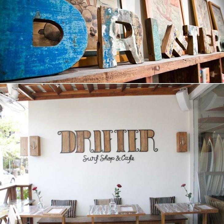 Drifter（ドリフター） DRIFTER surf shop & cafe サーフショップアンドカフェ OBEROI ロゴ シルバー ロブ ...
