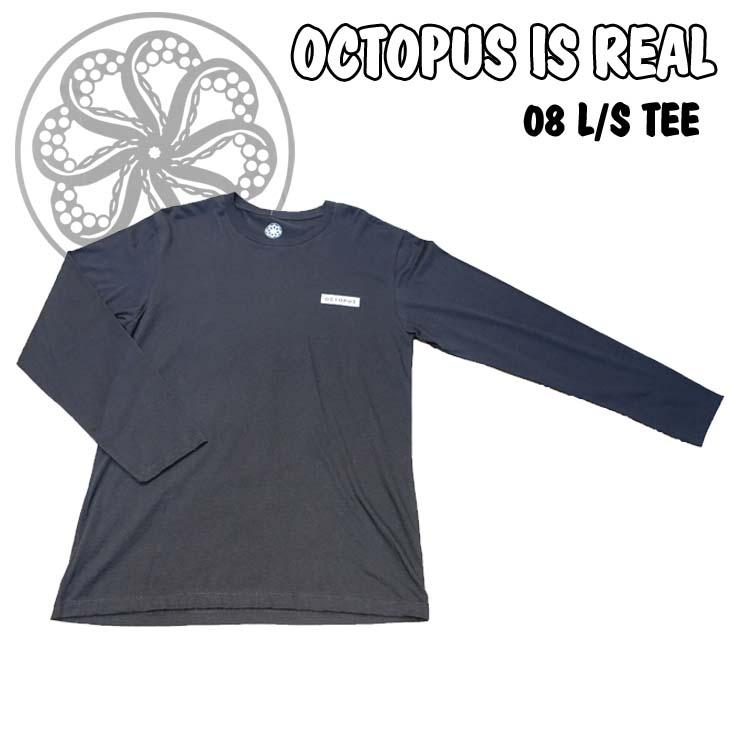 OCTOPUS IS REAL オクトパスイズリアル 長袖Tシャツ ロンT 08 EIGHT L/S TEE メンズ 日本正規品 ...