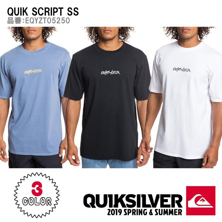 Quiksilver 19 QUIKSILVER クイックシルバー 半袖 Tシャツ メンズ QUIK SCRIPT SS 2019年春夏 品番 ...