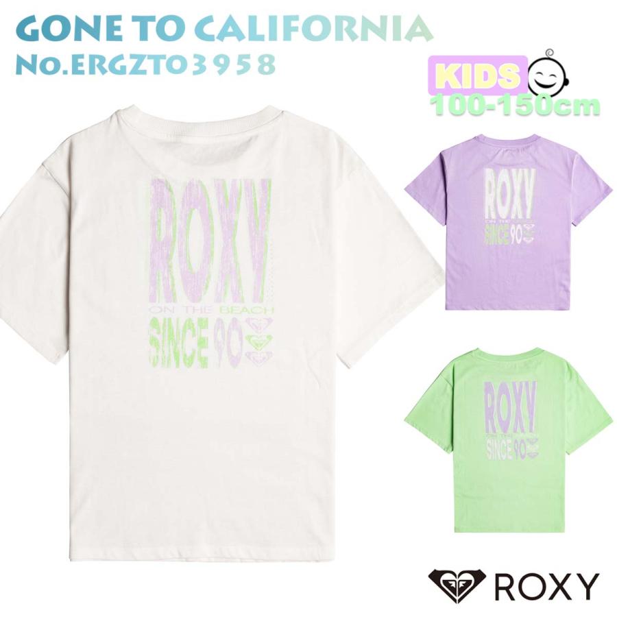 ROXY 23 ロキシー キッズ Tシャツ GONE TO CALIFORNIA 半袖 トップス 女の子 夏服 TEE ティーシャツ ジュニア ...