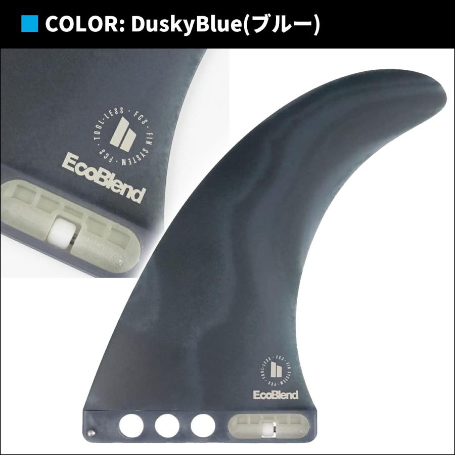 24 FCS2 ロングボード フィン CONNECT NEO GLASS EcoBlend LONGBOARD FIN 9” コネクト ネオグラス エコブレンド シングルフィン 2+1対応 ...
