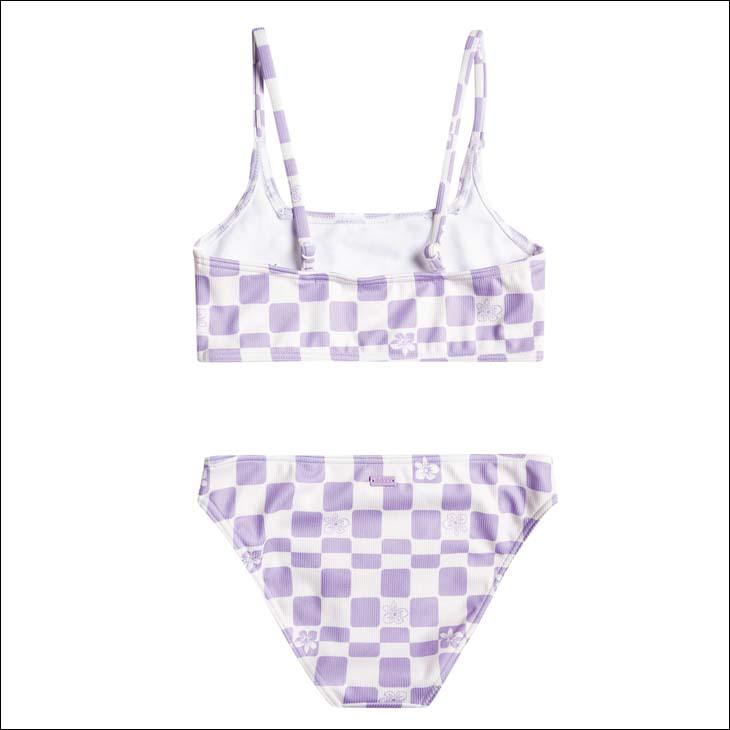 ROXY 23 ロキシー キッズ 水着 MAGICAL WAVES CROP TOP SET ビキニ スイムウェア 子供用 2023年春夏 ...