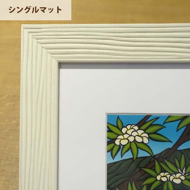 Heather Brown Art Japan ヘザーブラウン Waikiki Surf Girl Print MATTED PRINTS マットプリント アートプリント フレーム付き ...