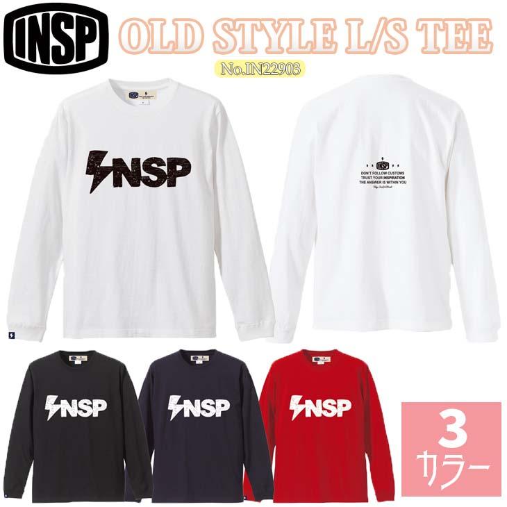 INSP 22 FW インスピ ロンT OLD STYLE L/S TEE 長袖 厚手 メンズ ユニセックス IN22903 日本正規品 ...