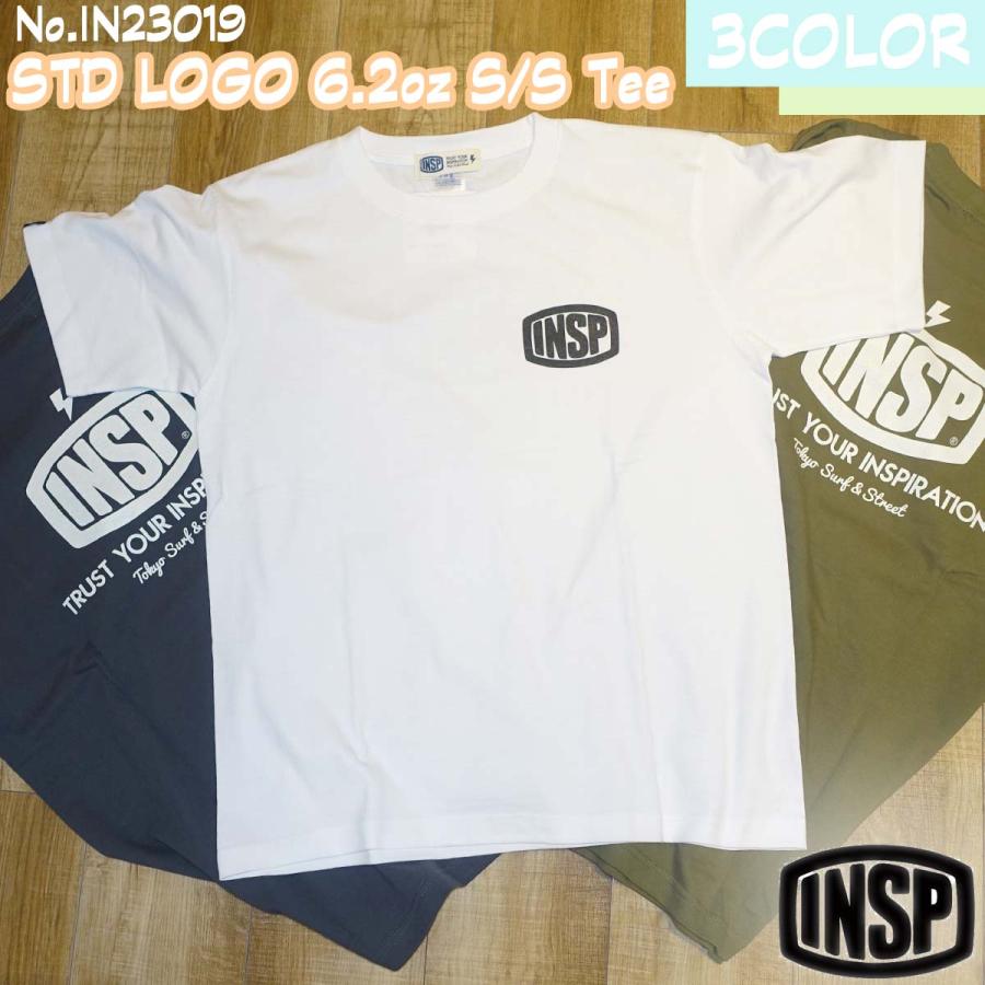 INSP 23 SS インスピ Tシャツ STD LOGO 6.2oz S/S Tee 半袖 トップス ロゴ入り コットン アウトドア ...
