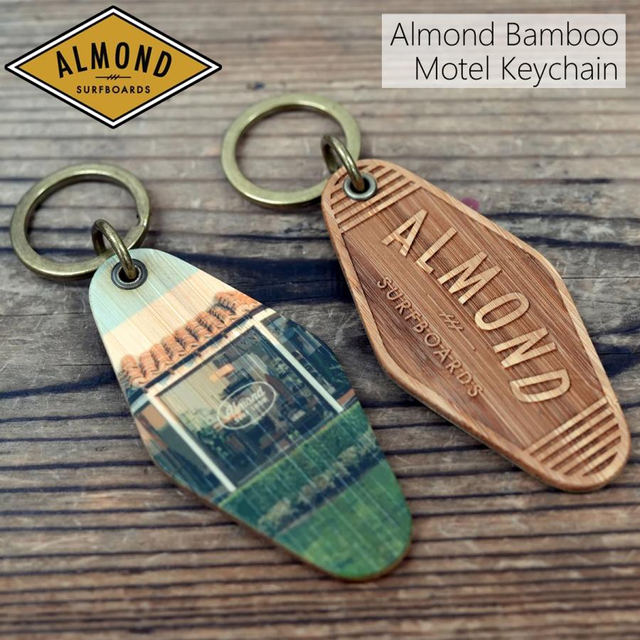25 Almond アーモンドサーフボード キーリング キーホルダー キーチェーン サーフボード バンブー モーテル Bamboo Motel Keychain KW9010 日本正規品 ...