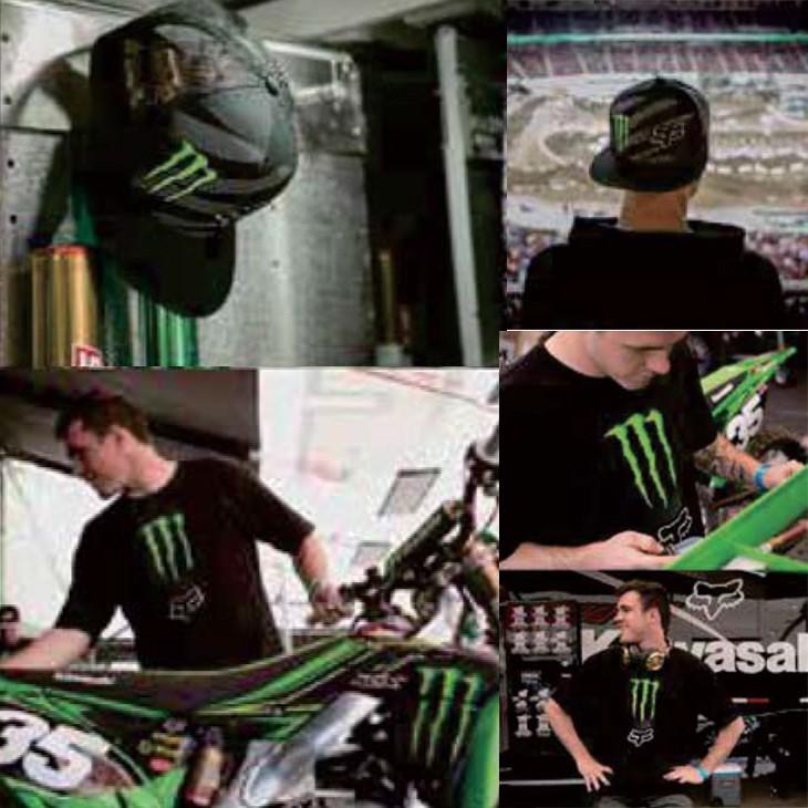 MONSTER ENERGY モンスターエナジー FOX Racing フォックスレーシング コラボCAP キャップ ZEBRA FF CAP ...