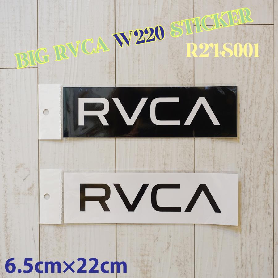RVCA（ルーカ） シール ステッカー BIG RVCA W220 STICKER ロゴステッカー ラージサイズ ロゴ サーフィン ...
