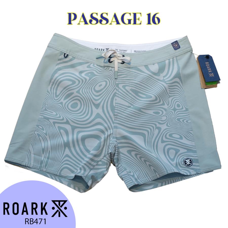 24 ROARK ロアーク ボードショーツ "PASSAGE 16" 海パン 水着 海 サーフィン プール メンズ 2024年春夏 品番 ...