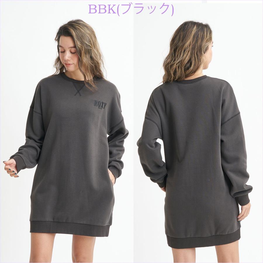 ROXY 23 FW ロキシー トレーナーワンピース JIVY DRESS 長袖 トップス サーフィン レディース 2023年秋冬 品番 ...