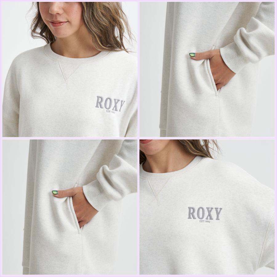 ROXY 23 FW ロキシー トレーナーワンピース JIVY DRESS 長袖 トップス サーフィン レディース 2023年秋冬 品番 ...