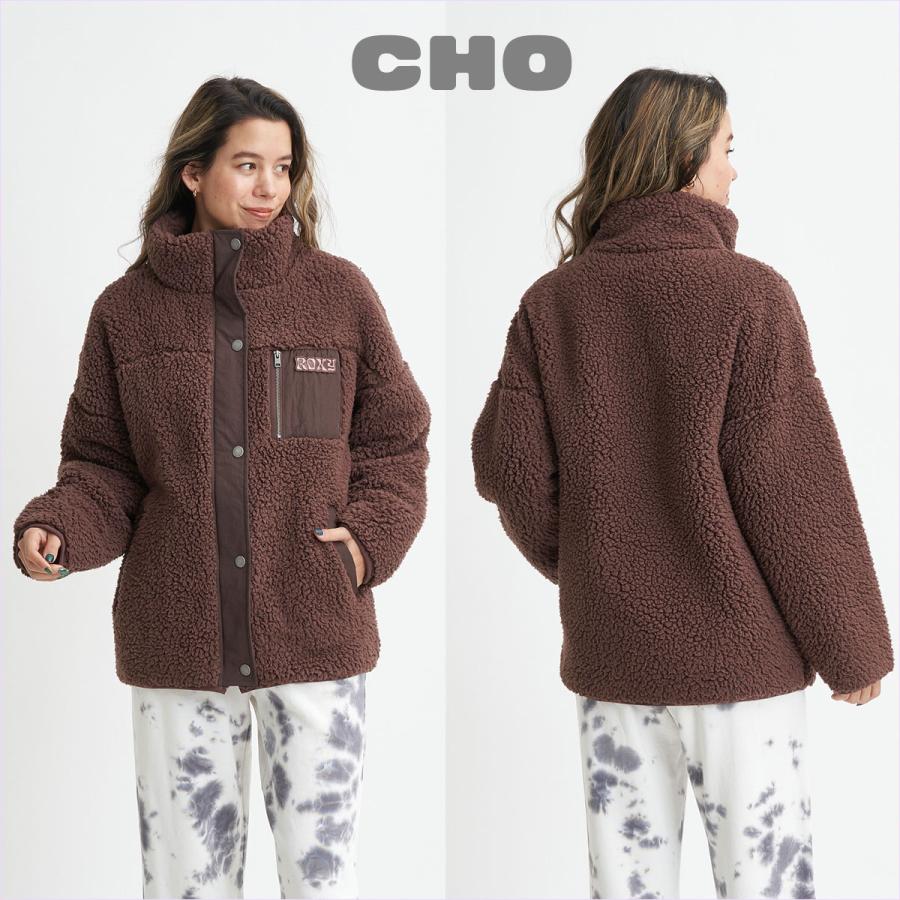 ROXY 23 FW ロキシー ボアジャケット UPON US ZIP 上着 ジャケット もこもこ 暖かい サーフィン レディース 2023年 ...