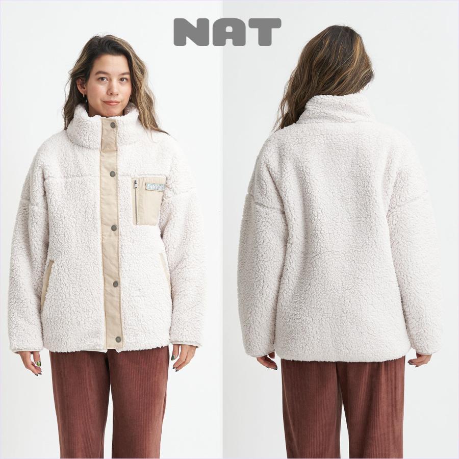 ROXY 23 FW ロキシー ボアジャケット UPON US ZIP 上着 ジャケット もこもこ 暖かい サーフィン レディース 2023年 ...