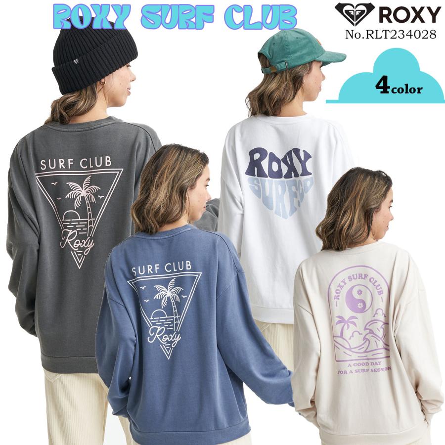 ROXY 23 FW ロキシー トレーナー SURF CLUB 長袖 ロゴ サーフィン レディース 2023年秋冬 品番 RLT234028 ...