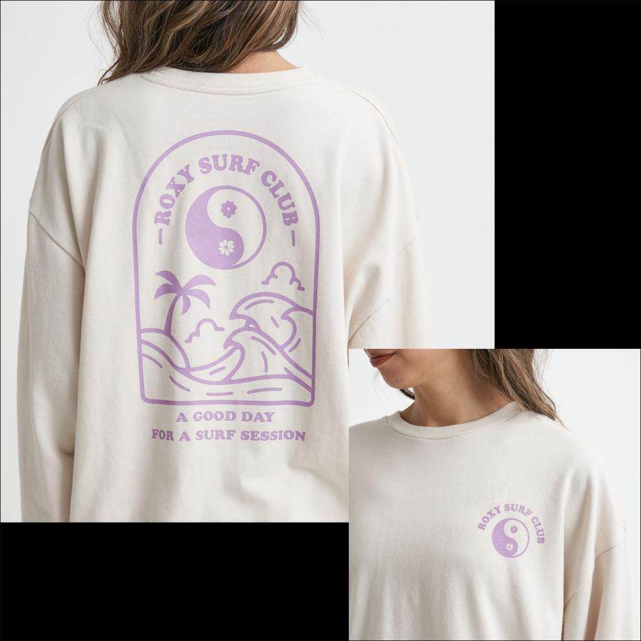 ROXY 23 FW ロキシー トレーナー SURF CLUB 長袖 ロゴ サーフィン レディース 2023年秋冬 品番 RLT234028 ...