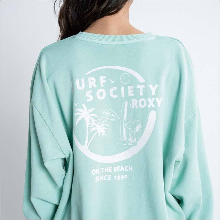 ROXY 23 ロキシー トレーナー PEANUTS SURF SOCIETY PO トップス 長袖 レディース 2023年春夏 ...