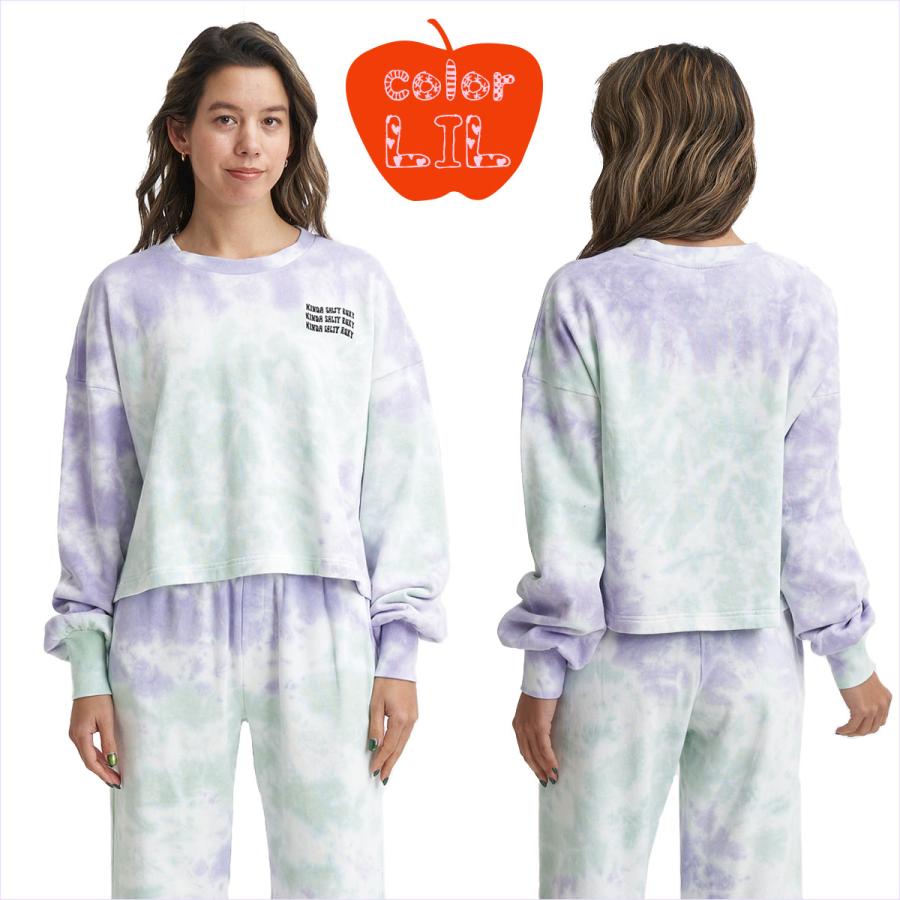 ROXY 23 FW ロキシー トレーナー KINDA SALTY PO ジップ ロゴ サーフィン レディース 2023年秋冬 品番 ...