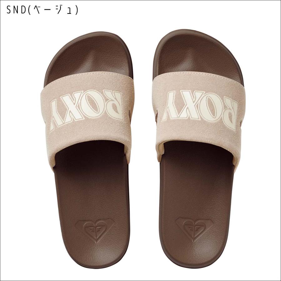 ROXY 23 ロキシー シャワーサンダル SAND COAST SUEDE シャワサン シンプル ロゴ レディース 2023年春夏 ...