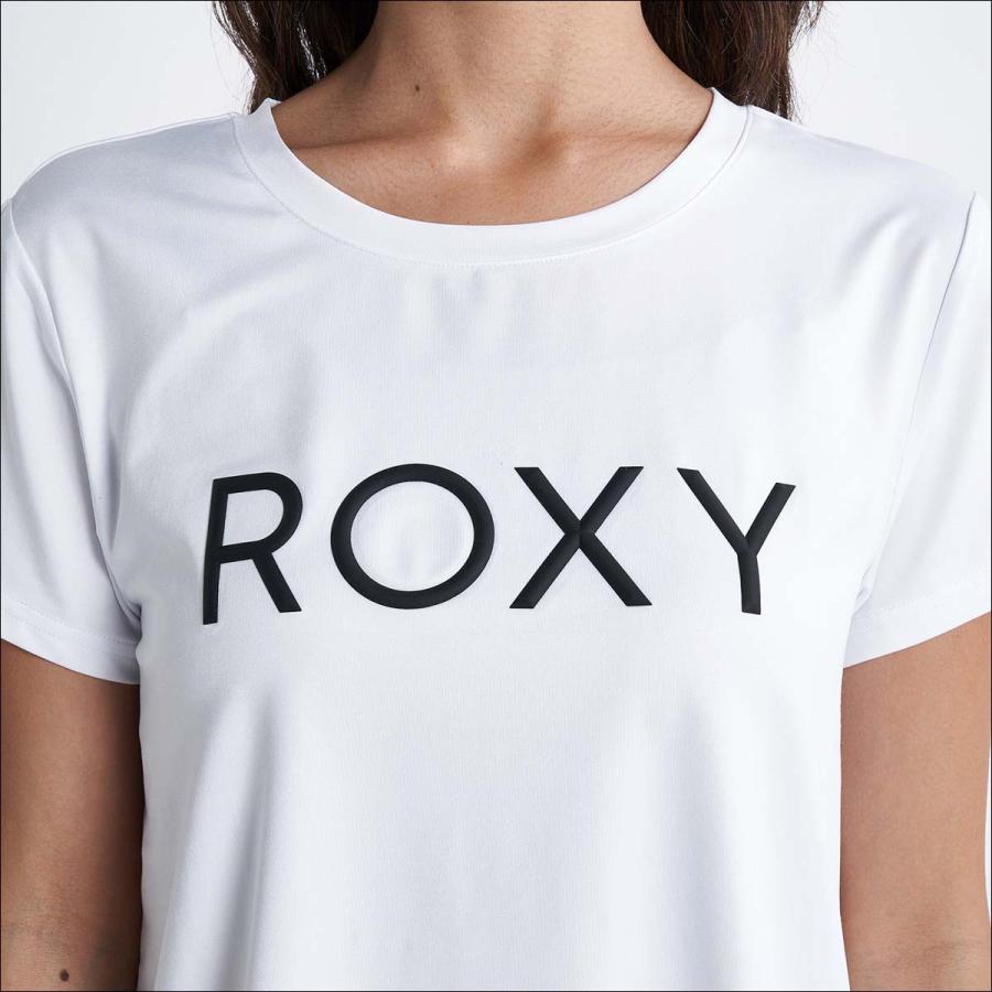 ROXY 23 ロキシー フィットネス Tシャツ ONESELF 半袖 トップス 運動 速乾 UVカット ランニング ジム TEE レディース ...