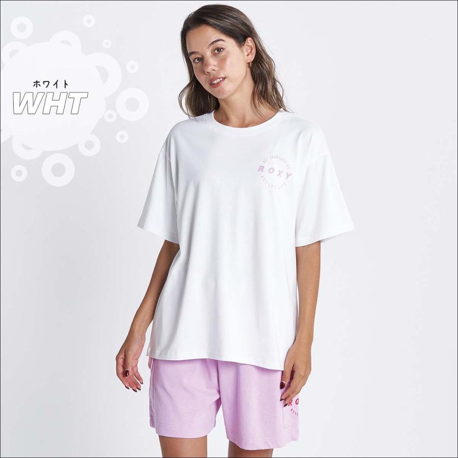 ROXY 23 SS ロキシー フィットネス Tシャツ MY EMOTION TEE 半袖 トップス UVカット 速乾 冷感 ロゴ ジム 運動 ...