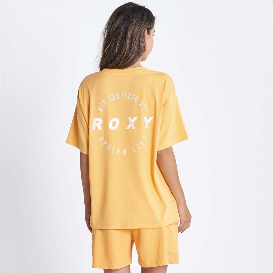 ROXY 23 SS ロキシー フィットネス Tシャツ MY EMOTION TEE 半袖 トップス UVカット 速乾 冷感 ロゴ ジム 運動 ...