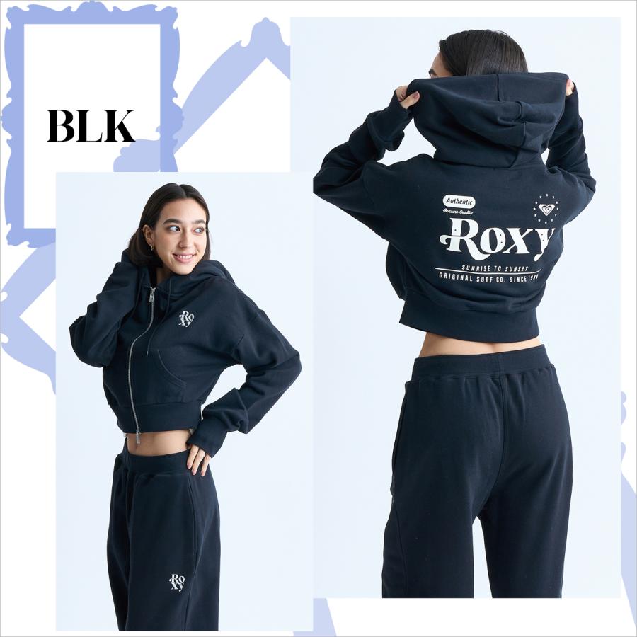 24 ROXY ロキシー フーディ BORN TO BE ROXY パーカー ジップアップ トップス サーフィン レディース 2024年秋冬 ...