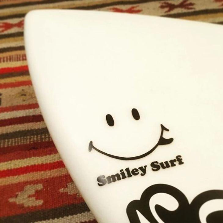 Smiley Surf スマイリーサーフ シンプルサーフフェイス ステッカー ラージ カッティングステッカー Simple Face 品番SS ...