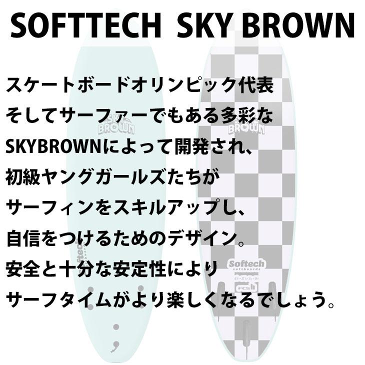 24 ソフテック Softech SKY BROWN スカイブラウン ソフトボード サーフボード SKYBR-SFM-056 2024年 日本正規品 : オーシャン スポーツ - 通販 ...