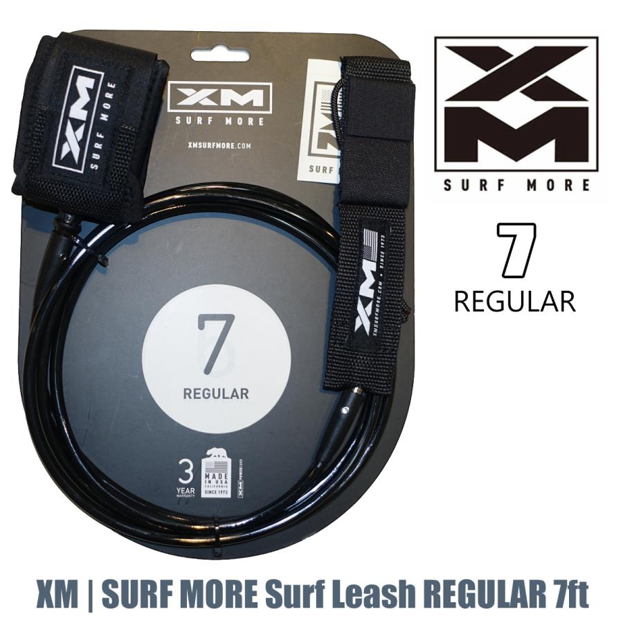 XM リーシュコード リーシュ レギュラー REGULAR 7ft SURF MORE Surf Leash パワーコード リッシュコード サーフボード サーフィン 日本正規品 : オーシャン ...