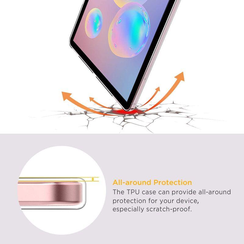 ELMK Samsung Galaxy Tab S6 SM-T860/SM-T865 ケース クリスタル クリア 薄型軽量 TPU素材 保護 : 20220831091939-00420 ...