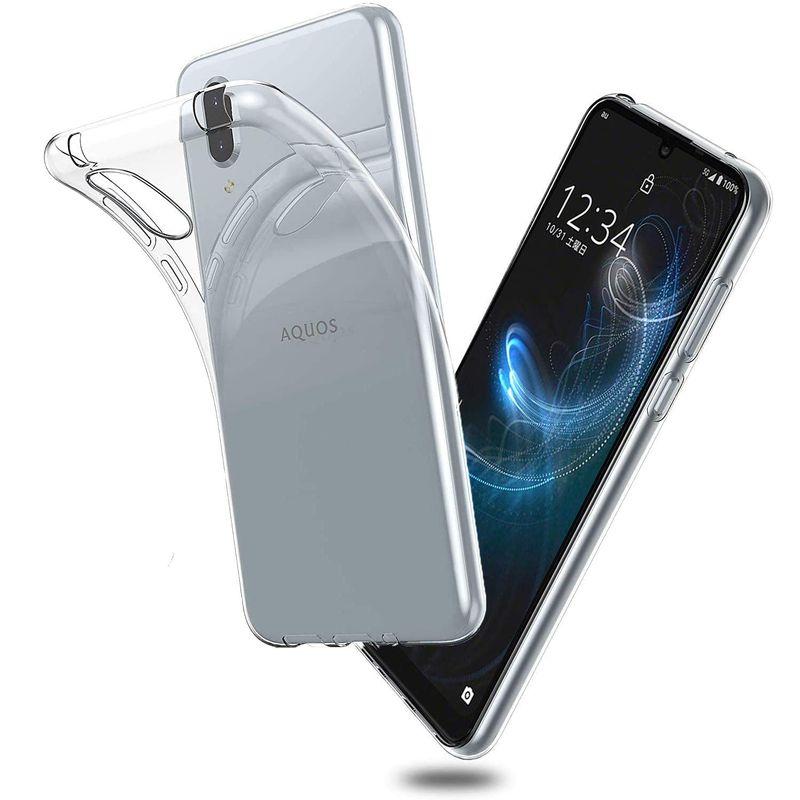 AQUOS zero5G basic DX SHG02 ケースMARR 透明 クリア TPU シリコン スリム 薄型 スマホケース 落下防止 :20230522155601-00193 ...