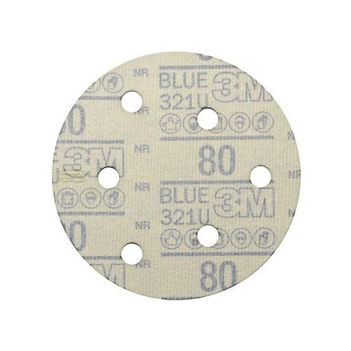 スリーエム(3M) フッキットブルーサンディングディスク DF2 125mm径 #80【10枚入】 STRAIGHT/03-18080 (3M ...