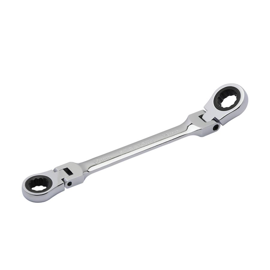 TOOL COMPANY STRAIGHT メガネラチェットレンチ フレックスタイプ 12×14(mm) STRAIGHT/11-12143 ...