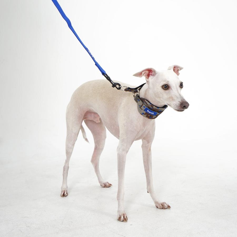 hosh イタグレ ミニピン カモ ドット 柄 チョーク型 ドッグカラー メッシュ 犬 首輪 インポート ドッグウェア 海外ブランド ブルー レッド Camo Collar Dot : SS ...