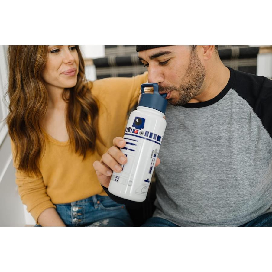 STAR WARS STARWARS シンプルモダン ステンレス ウォーターボトル ストロー蓋付き 保冷 Simple Modern ...