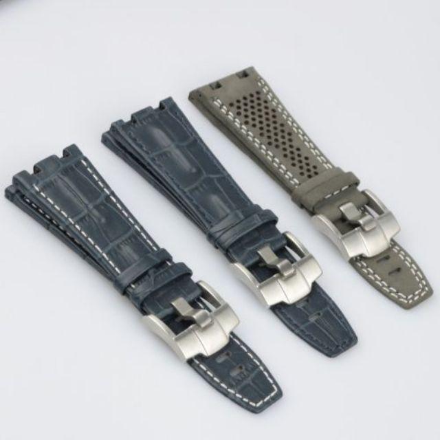 AP オーデマピゲ用 28mm 本革レザーベルト For Audemars Piguet AP オーデマピゲ用 28mm 本革レザーベルト For Audemars Piguet
